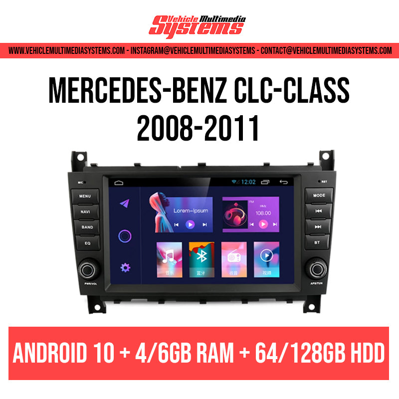 Mercedes-Benz CLC Class | 2008-2011 | Android Screen – Vehicle ...