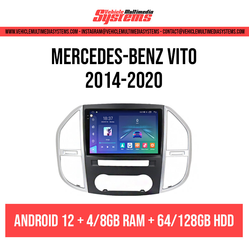 Mercedes Benz Vito | 2014 - 2020 | Android Screen– Vehicle Multimedia ...