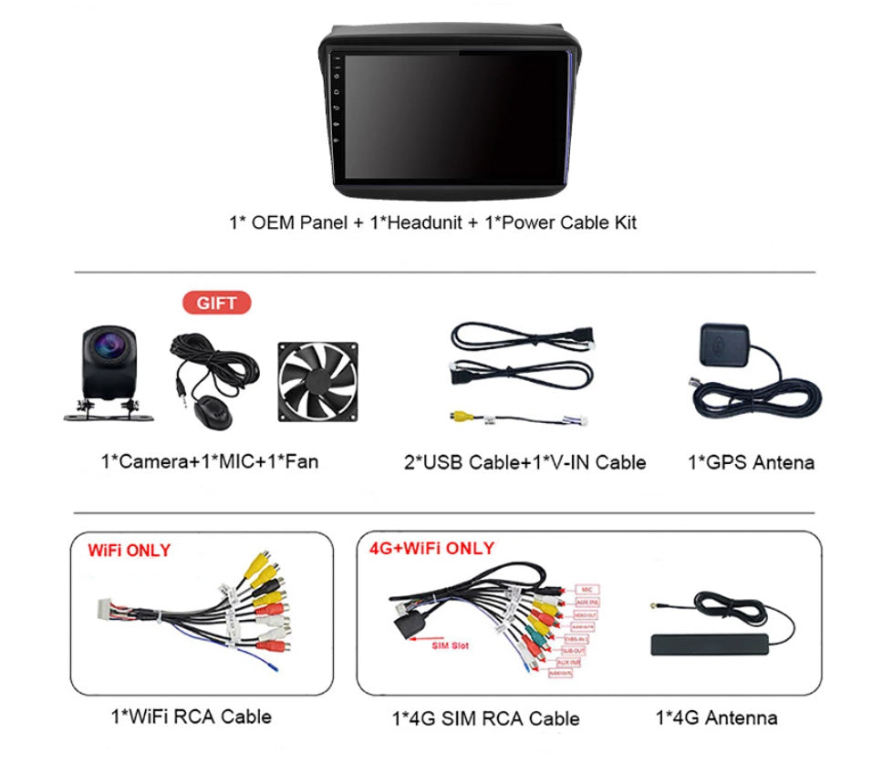 Mitsubishi L200 | 2006-2015 | Android Screen – Vehicle Multimedia Systems