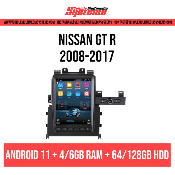 Nissan GT R | 2008-2017 | Android Screen | Tesla Style – Vehicle ...