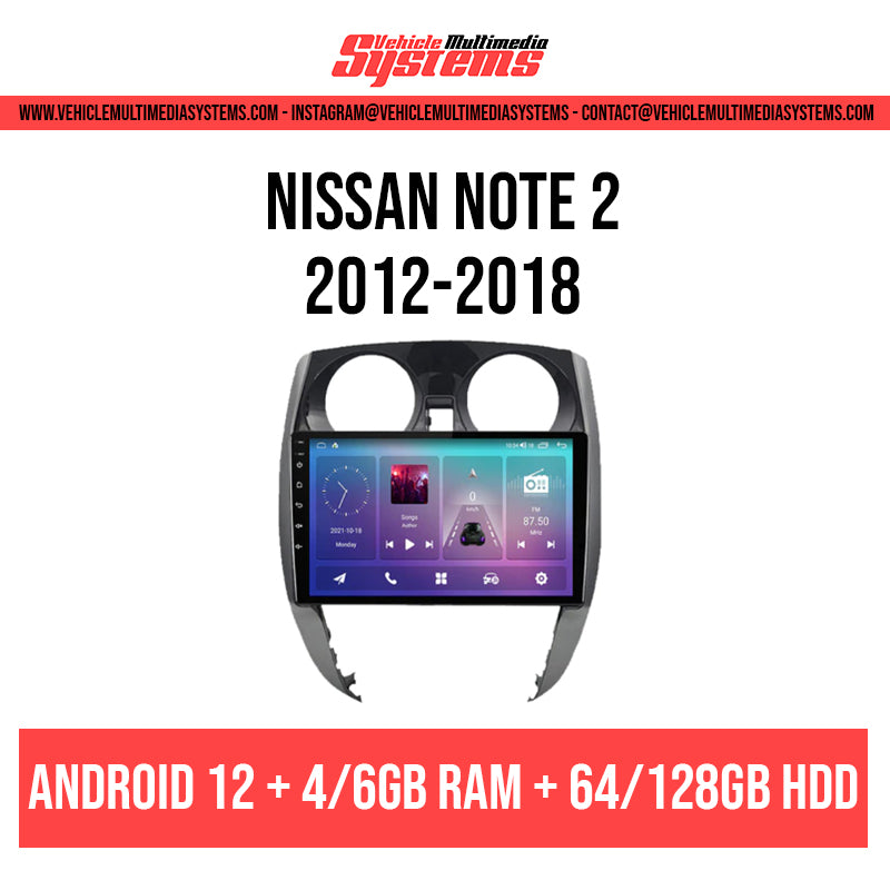 Nissan Note 2 | 2012-2018 | Android Screen – Vehicle Multimedia Systems