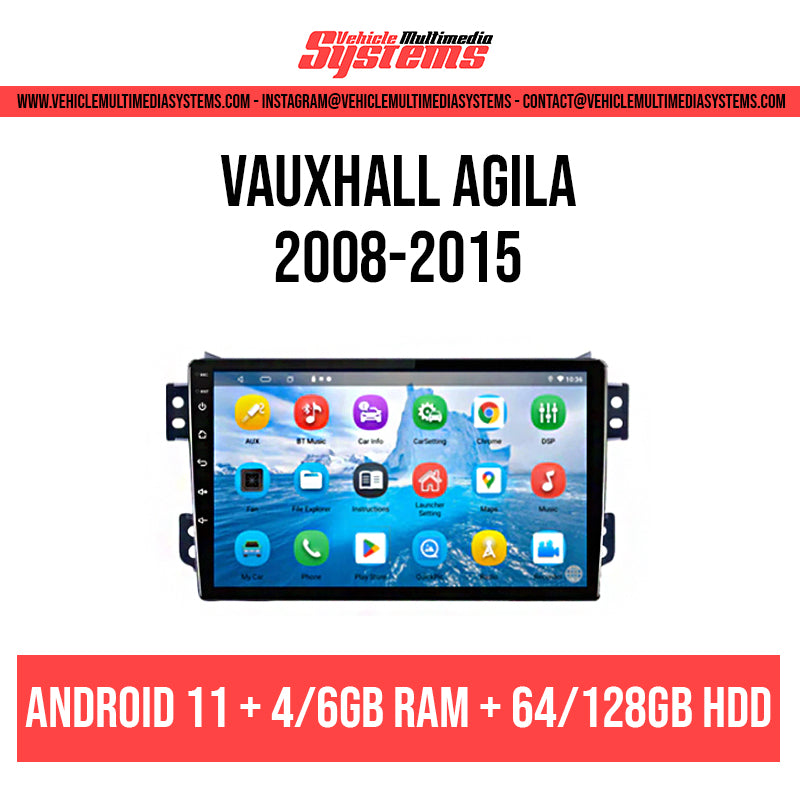 Vauxhall Agila | 2008-2015 | Android Screen– Vehicle Multimedia Systems